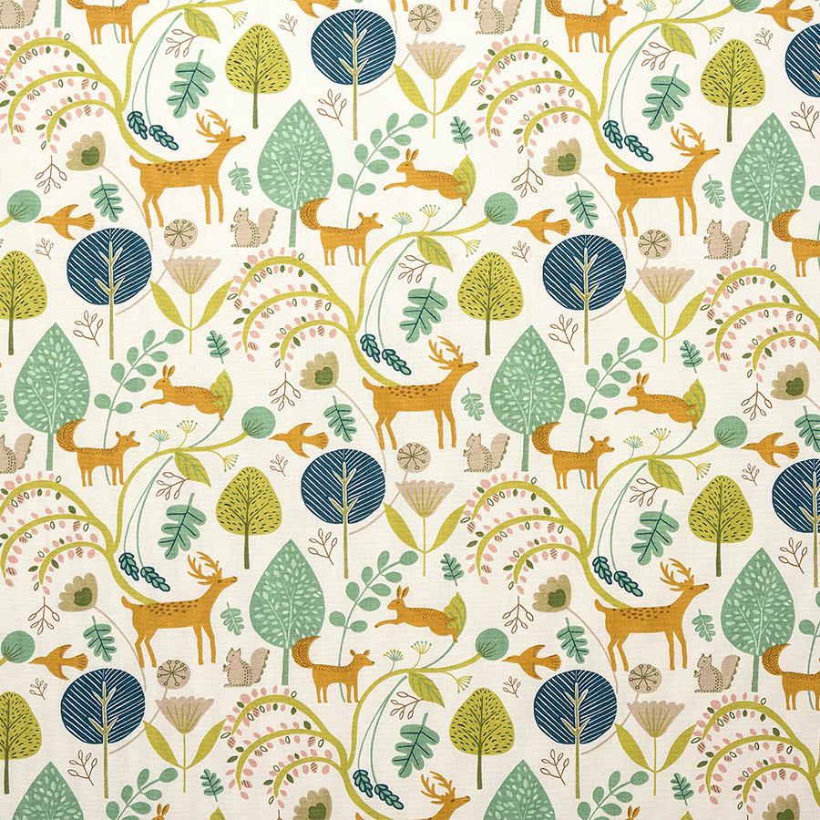 Scandi Woodland PVC – Fryett's Fabrics